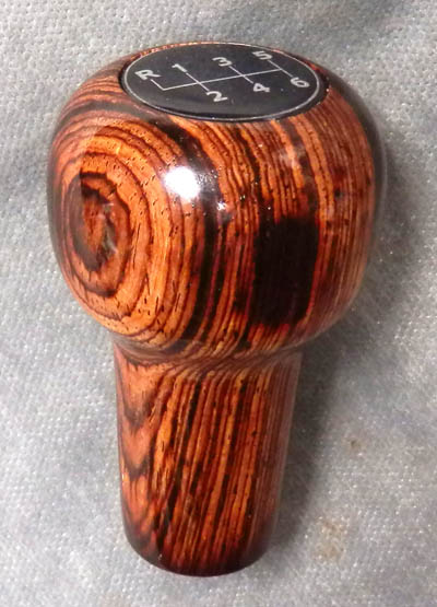 Custom Wood Gearshift Knobs